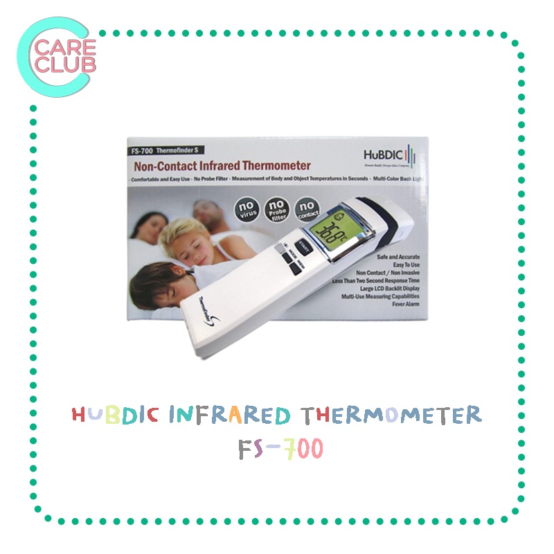 HUBDIC Thermofinder S Infrared รุ่น FS-700 ปรอทวัดไข้ วัดอุณหภูมิ ระบบ ...