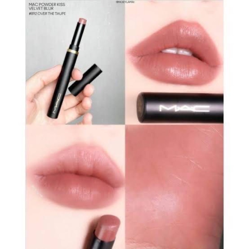 Mac Powder Kiss Velvet Blur Slim Stick 2g #892 over the taupe // แท้ ...