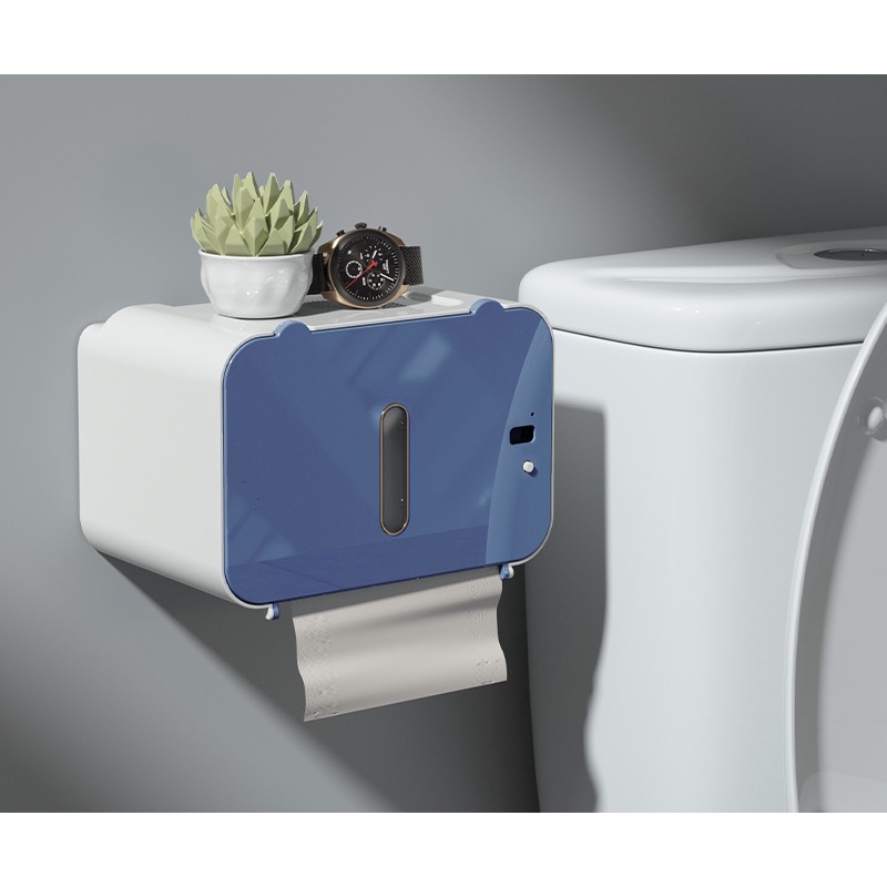 KN2 กล่องกระดาษทิชชู่อัจฉริยะ แบบเซนเซอร์อัตโนมัติ ไม่ต้องเจาะรู ...