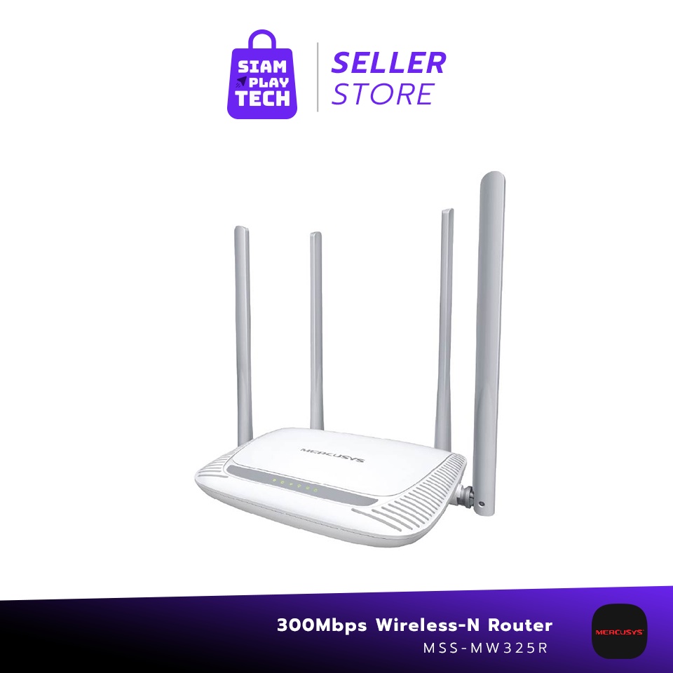 MERCUSYS MW301R / MW325R Wireless N Router (เราเตอร์ไวไฟ) | Shopee Thailand