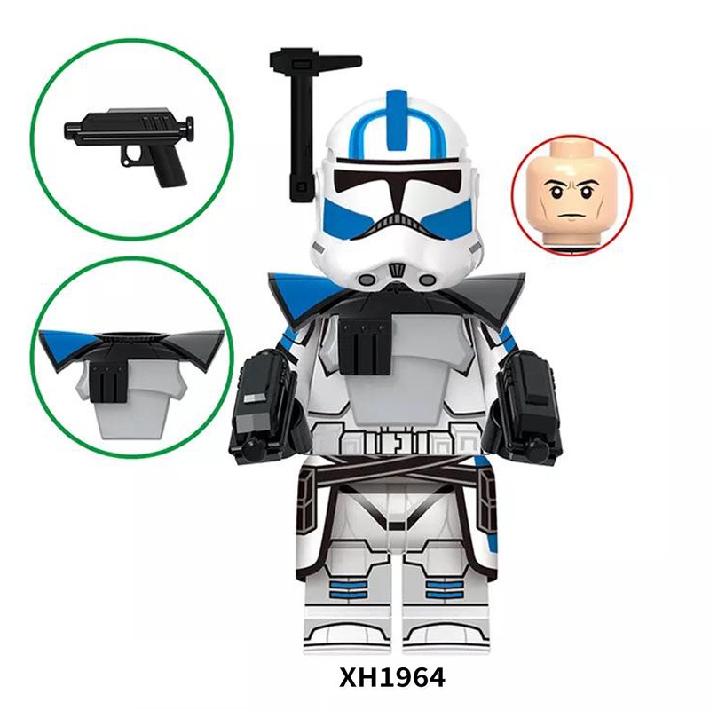 ARC Trooper Echo Minifigures Clone Trooper Space Wars Block Toys Gifts ...