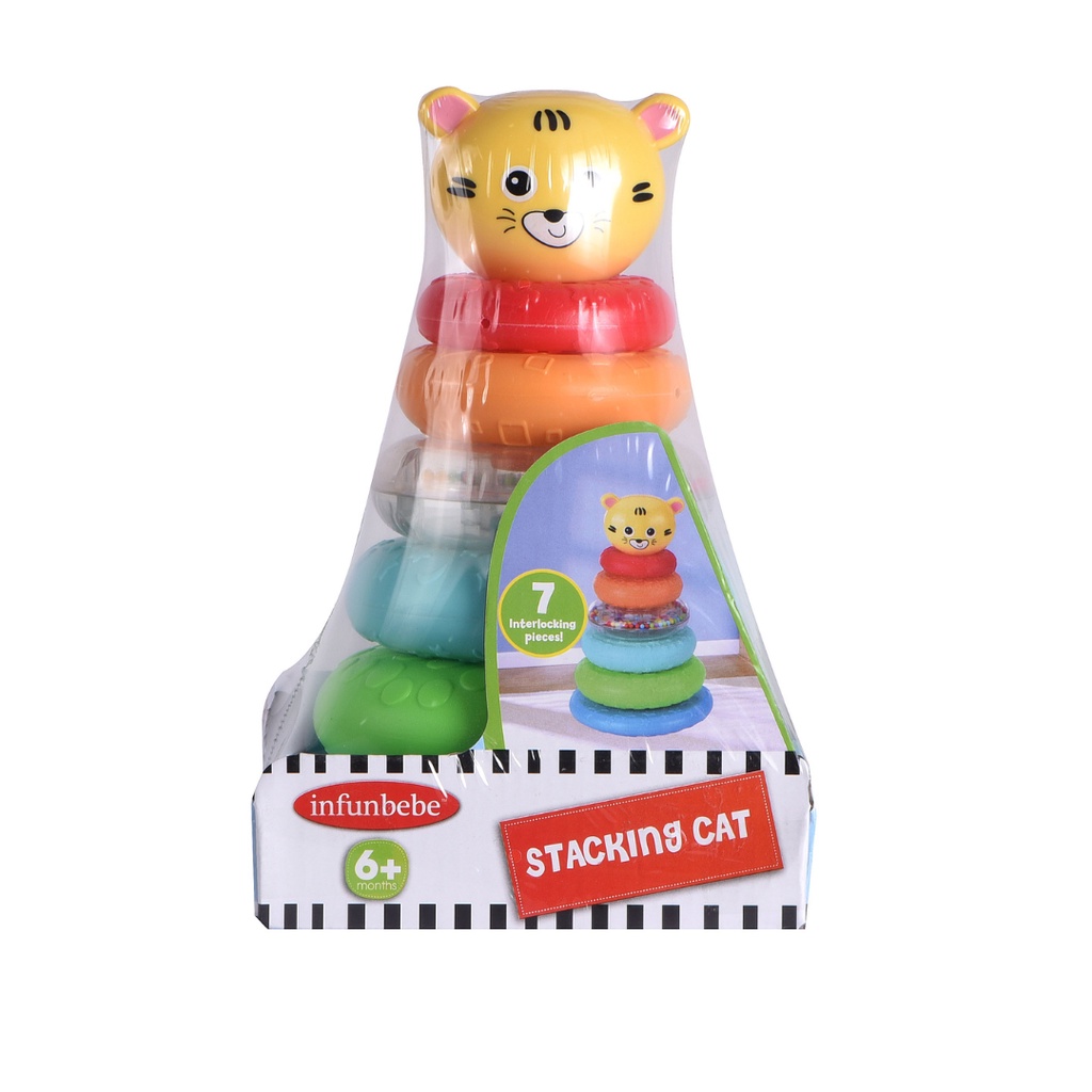 Wel-B x Infunbebe Stacking Cat (ห่วงเรียงซ้อน แมว) - ของเล่นเด็ก ห่วง ...