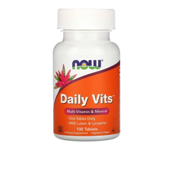 NOW Foods, Daily Vits, Multi Vitamin & Mineral, 100 Tablets/250 Tablets ...