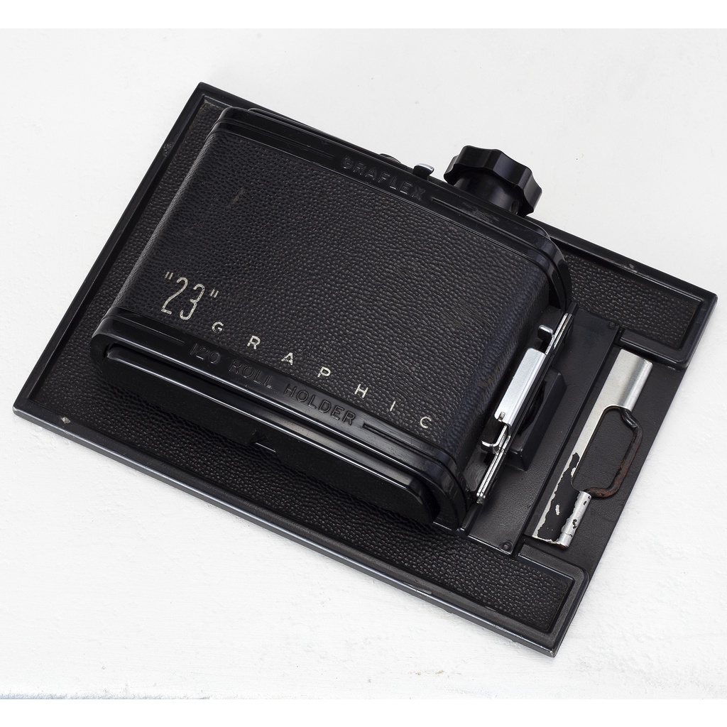 Graflex "23 Graphic" 120 Roll Film Back Holder 4x5 Camera 6x9 8exp ...