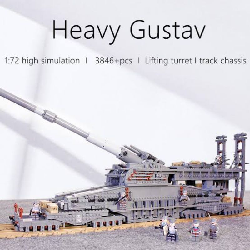 **สินค้ามีในไทยพร้อมส่ง**KAZI KY100052 Schwerer Gustav (Heavy Gustav ...