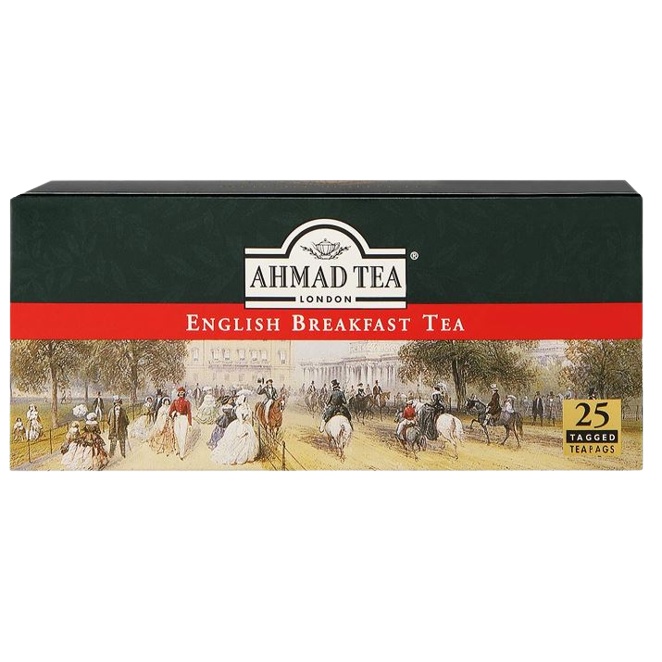 ชา Ahmad Tea ชาแท้จากอังกฤษ (บรรจุ 25 ซอง/100 ซอง) Earl Grey / Jasmine ...