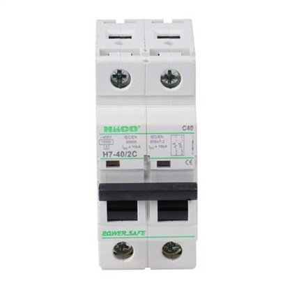 เซอร์กิตเบรกเกอร์ 2โพล 1 เฟส HACO รุ่น H7-40/2C,H7-50/2C,H7-63/2C ...