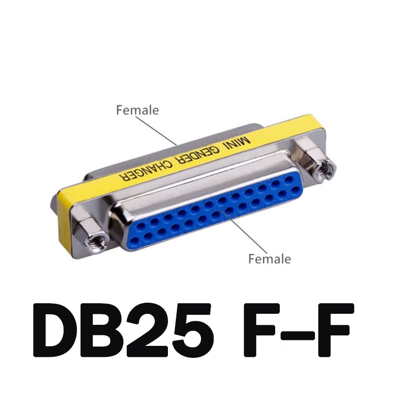 Mini Gender Changer Adapter DB15 DB25 RS232 Serial Port Com Connector ...