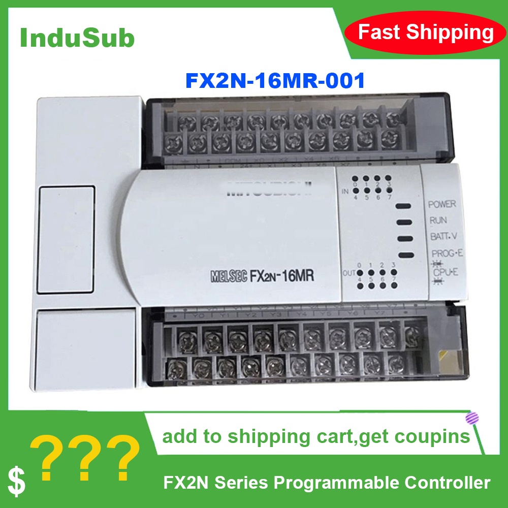 FX2N-16MR-001 FX2N-16MT-001 FX2N Series โปรแกรม Controller FX2N-16MT ...