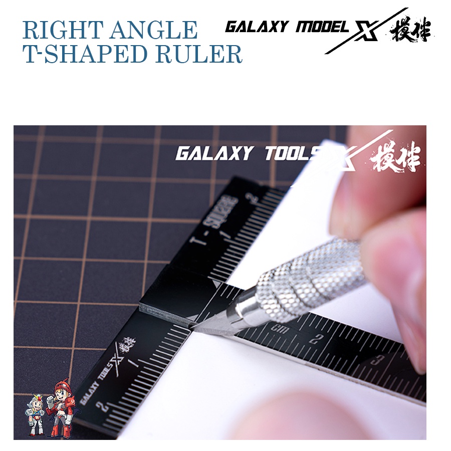 [Galaxy Model X] RIGHT ANGLE T-SHAPED RULER T14A04 / T14A05 | Shopee ...