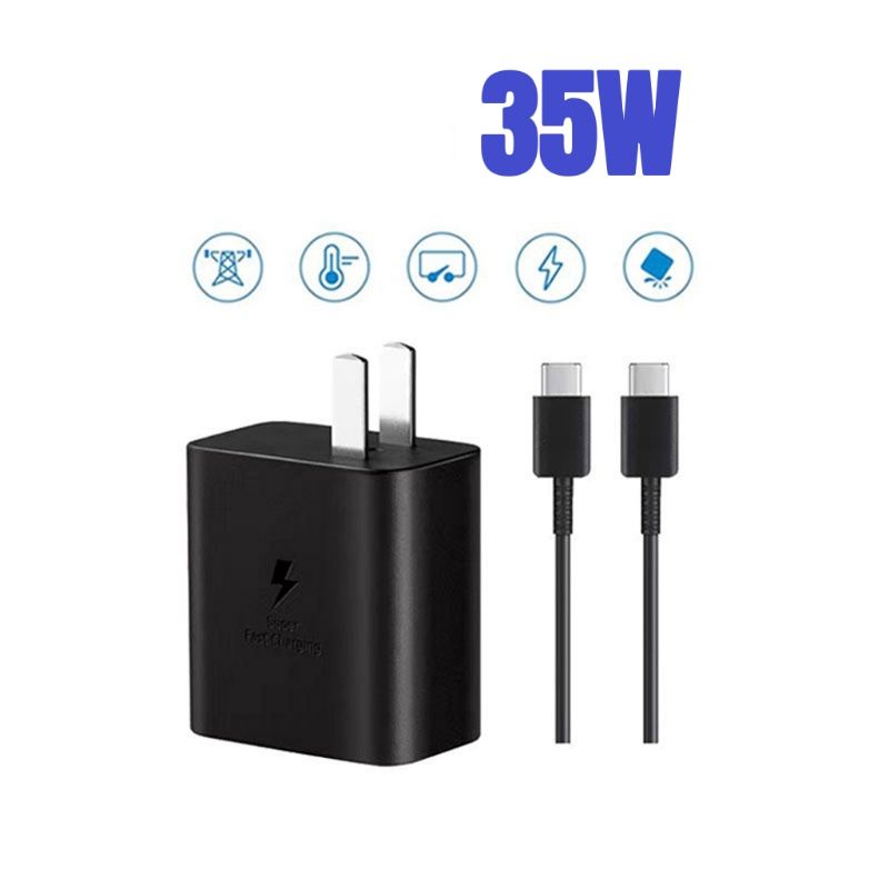 พร้อมส่งจากไทย ชุดชาร์จ Samsung 35W USB-Cชาร์จเรฺ็ว35W USB-A ชาร์จเร็ว ...
