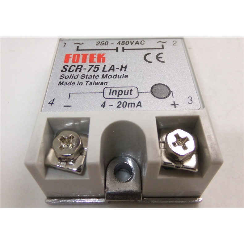 รีเลย์โซลิดสเตตของแท้ของไต้หวัน FOTEK / SCR โมดูล SCR-75LA-H | Shopee ...
