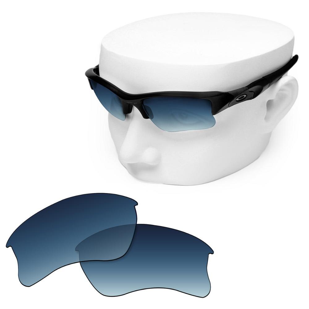 Oowlit เลนส์โพลาไรซ์ทดแทน Blue Gradient สําหรับ-Oakley Flak Jacket แว่น ...