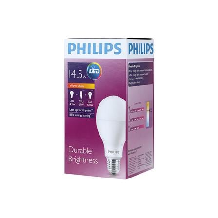 หลอด LED PHILIPS A60 14.5W E27 WARM WHITE | Shopee Thailand