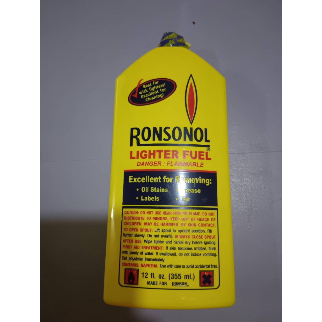 RONSONOL รอนสันใหญ่ น้ำมันรอนสัน ใหญ่ RONSON OL ขนาด 355 ML | Shopee ...