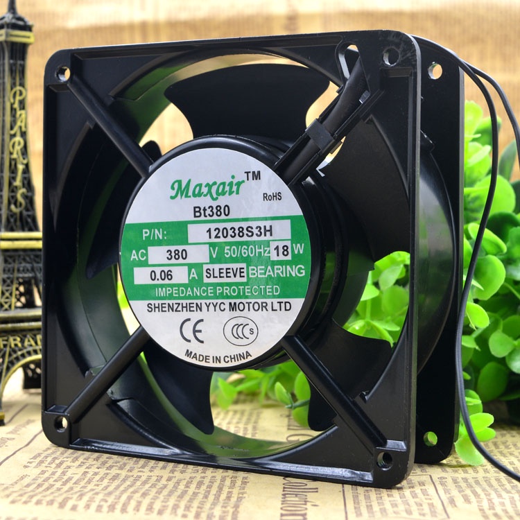 Sz BT380 12038S3H 380V 18W 0.06A 12CM 12038 พัดลมระบายความร้อน AC ...