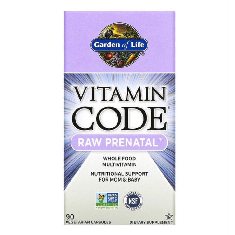 🇺🇲พรีออเดอร์ ️Vitamin Code RAW Prenatal บรรจุแคปซูลมังสวิรัติ 90 แคปซูล ...