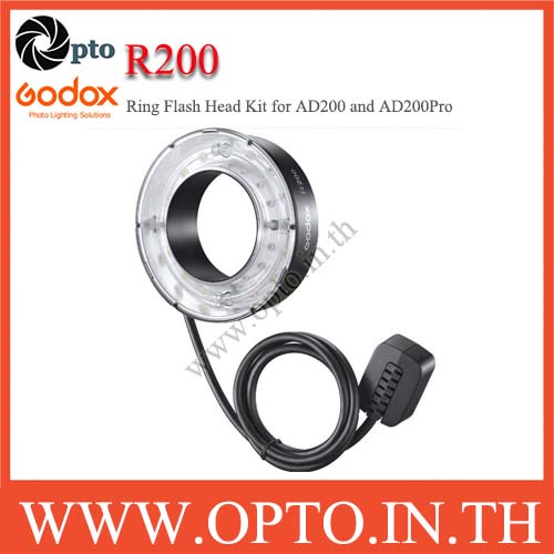 Godox R200 Ring Flash Head Kit for AD200 and AD200Pro ริงแฟลชสำหรับAD200/200Pro | Shopee Thailand
