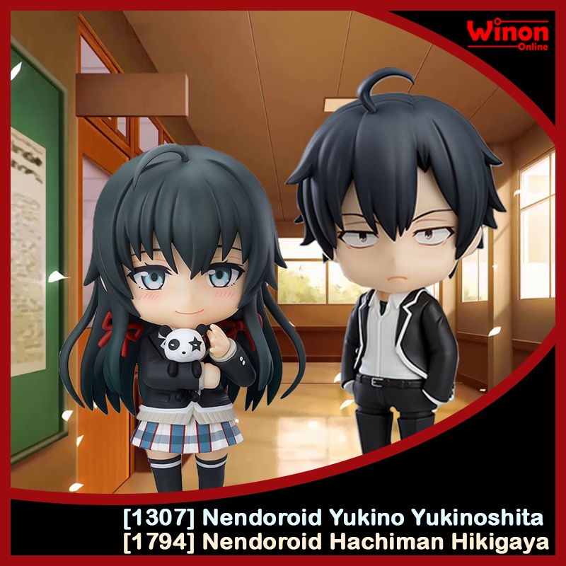 [1307] Nendoroid Yukino Yukinoshita & [1794] Hachiman Hikigaya My Teen ...