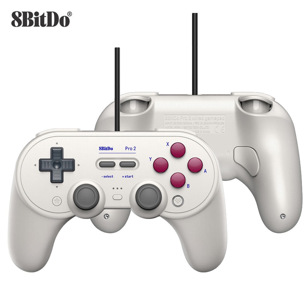 8BitDo Pro 2 Wired Controller USB Gamepad with Joystick for Nitendo Switch OLED PC NS Game ...