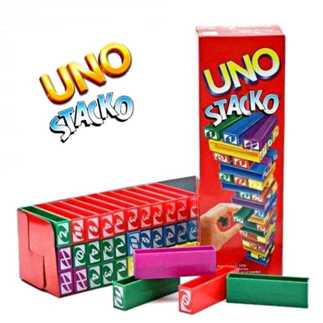 Mattel Stacko Game 1 box 45 pcs. สำหรับเด็กและครอบครัว | Shopee Thailand