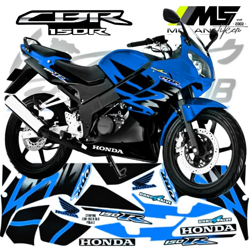 สติ๊กเกอร์รูปลอก Striping Variations of Motips Ori Honda CBR 150 R OLD ...