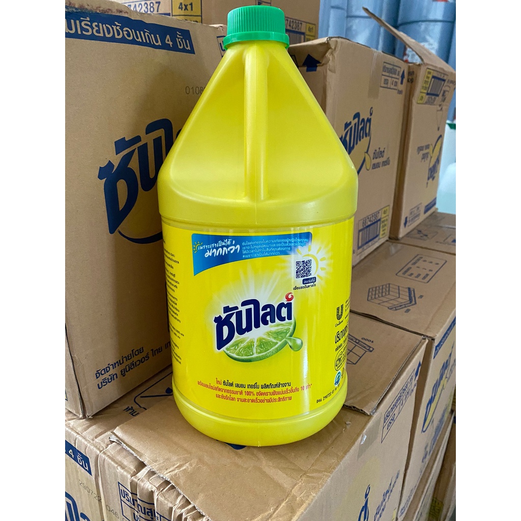 น้ำยาล้างจาน ซันไลต์ 3600 ml. 3.6 ลิตร Sunlight 3.6L | Shopee Thailand