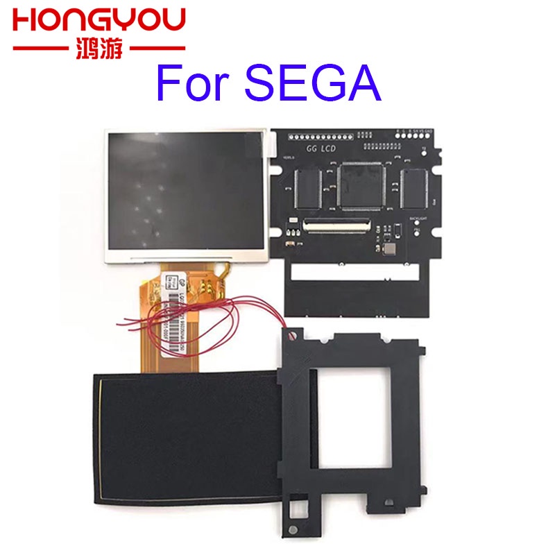 LCD Screen For SEGA Game Gear HighLit Full Display VGA Out Mod ...