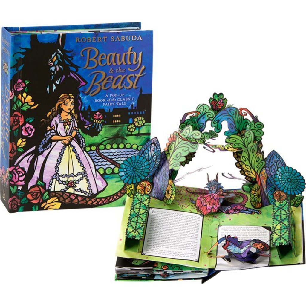 Beauty and the Beast: Pop-Up Book RARE item Collectible pop up Hardback ...