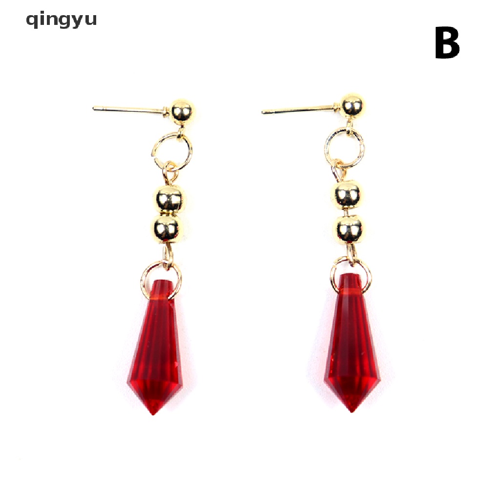 [qingyu] 1Pair Genshin Impact Tartaglia Earrings Anime Jewelry Cosplay ...