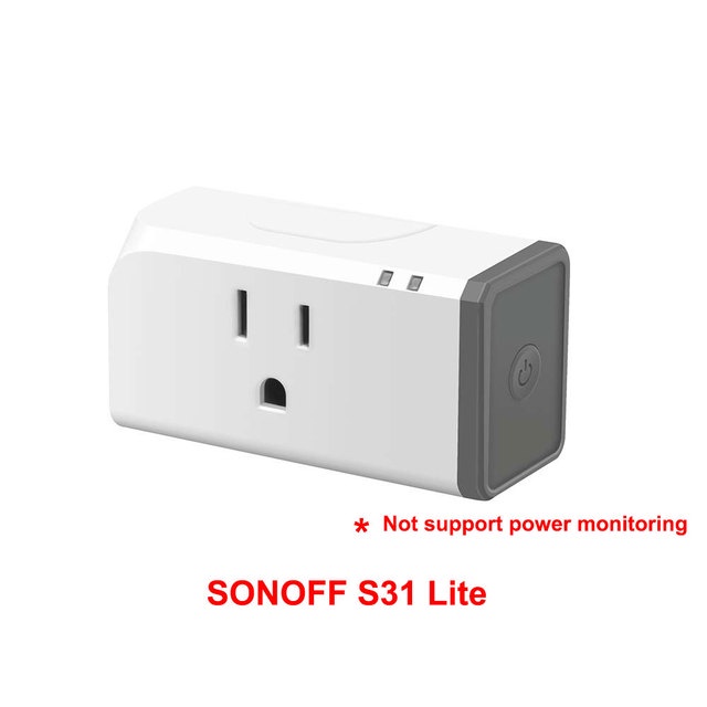 Sonoff S31 / S31 Lite US 15A สมาร์ทซ็อกเก็ต จอมอนิเตอร์ เต้าเสียบ ...