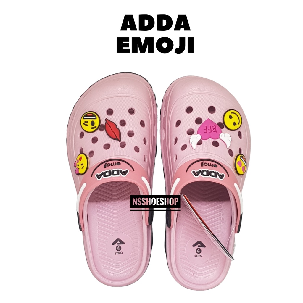 Adda Emoji รุ่น 5TD24W4 รองเท้าหัวโต 2DENSITY CLOG ผู้หญิง size 4-6 ...