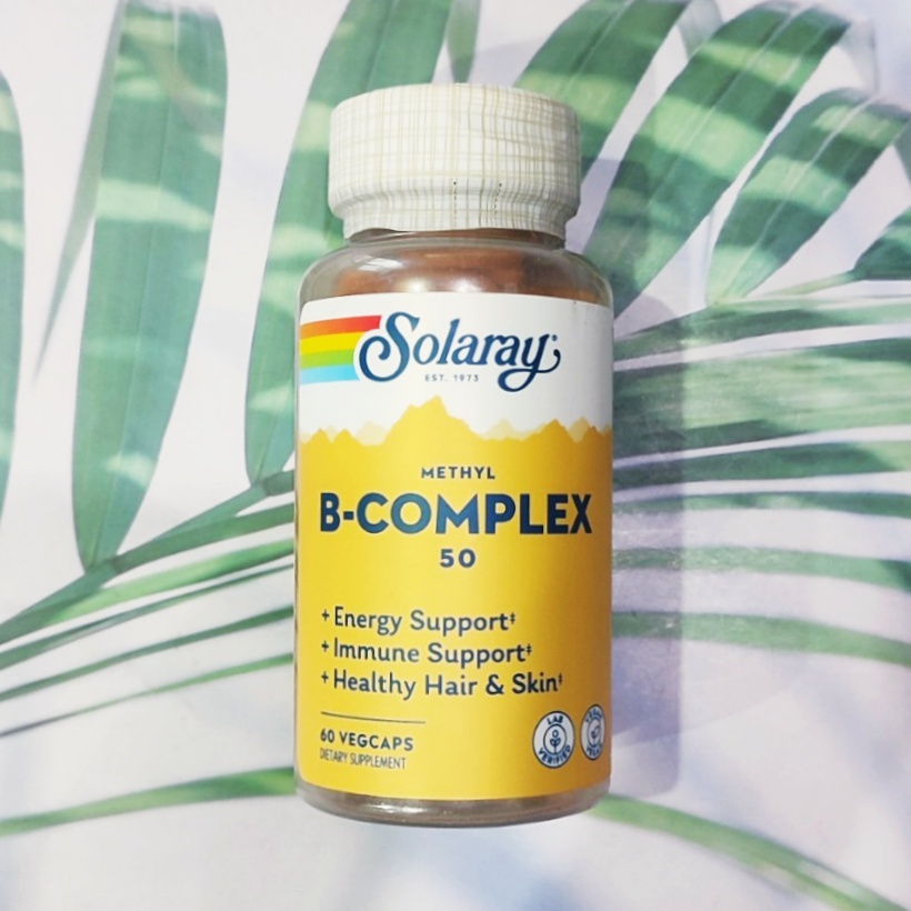 (Solaray®) Methyl B-Complex 50 with Benfotiamine & 5-MTHF 60 VegCaps วิ ...
