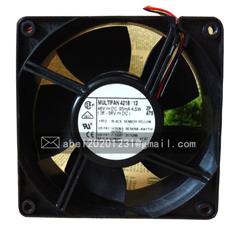 ใหม่เอี่ยม 4218/12 48VDC ORIGINAL COOLING FAN 12038 120*120*38MM | Shopee Thailand
