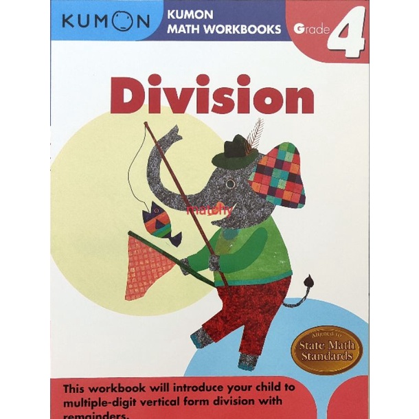 くもん Kumon Math Workbooks Grade 4 Division 9781933241579 Paperback ...