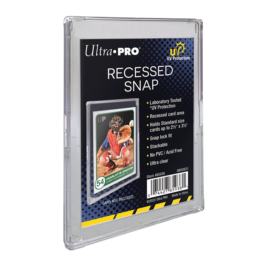 Ultra Pro Display Recessed Snaps UV กรอบพลาสติกใสแบบมีขอบ สำหรับโชว์ ...