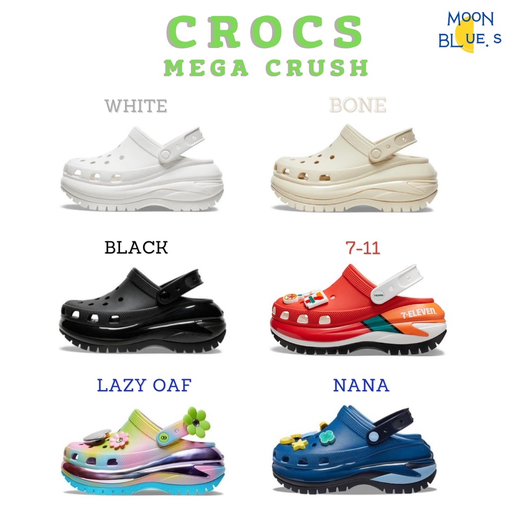 Crocs Mega Crush พร้อมส่ง ของแท้ 100% | Shopee Thailand