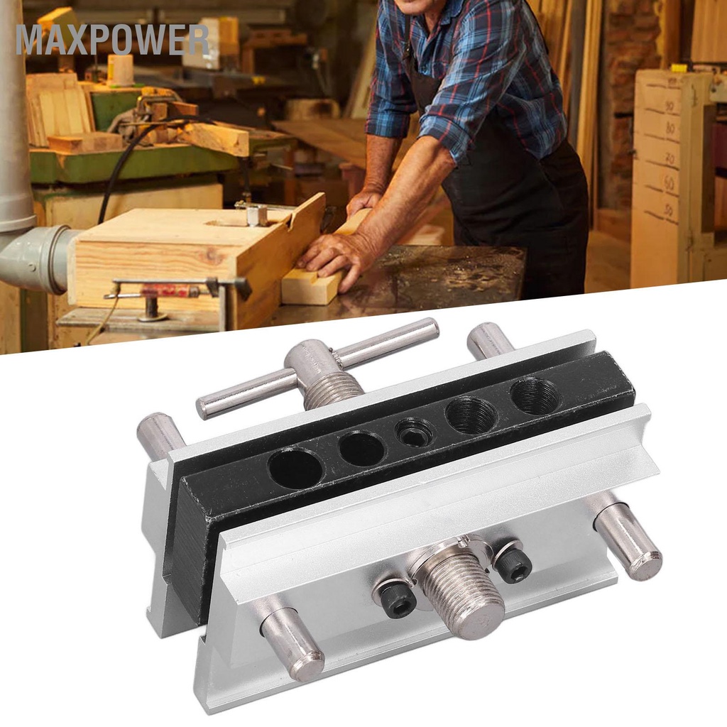 Maxpower Self Centering Dowel Jig Kit Alloy Steel Drill Guide Bushings ...