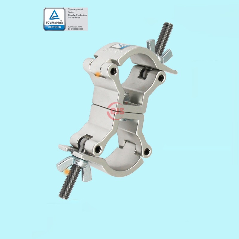 Aluminum Alloy Beam Tube Hook 32-35mm Stage Connector Clamp Double Loop ...