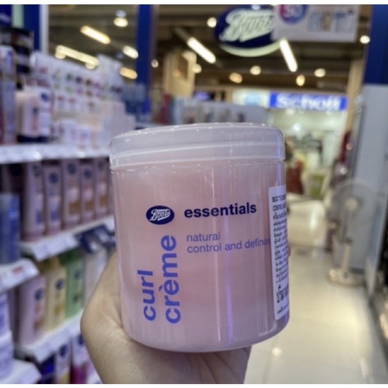 ครีมจับลอนผมครีมจับลอนผม Boots Essentials Curl Cream 250ml กลิ่นหอมมาก จาก บูทส์ ใส่ตอนผมเปียก ...