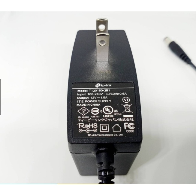 Power Adapter อะแดปเตอร์ TP-LINK 12V 1.5A (ของแท้ 100% ต้องมีโลโก้แสดง ...