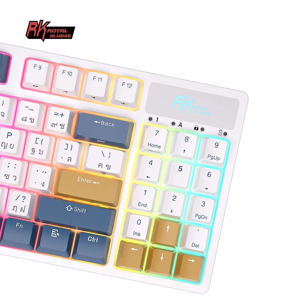 🔥 Royal Kludge RK89 RGB - ⌨️ 85% 🔥 คีย์บอร์ดเกมมิ่ง คีย์บอร์ดไร้สาย ...
