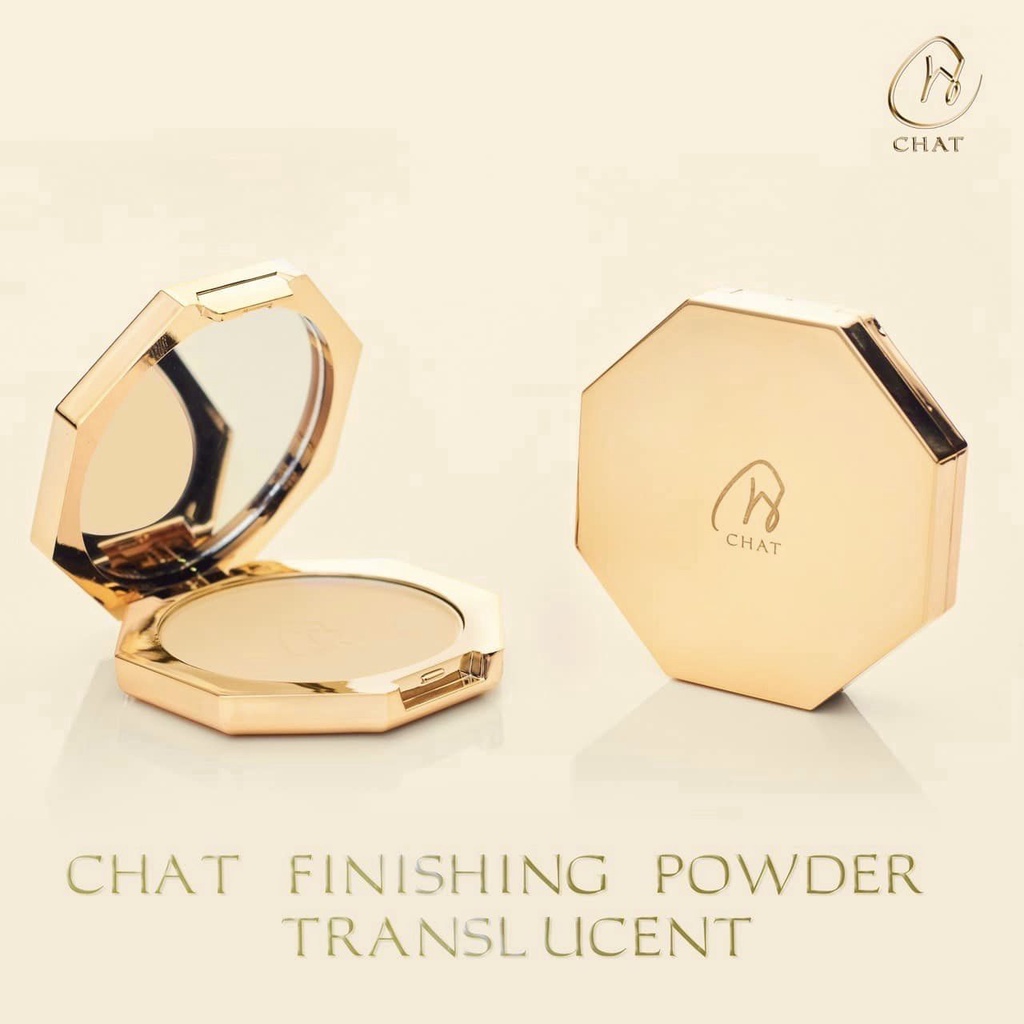 CHAT Finishing Powder - Translucent แป้งฝุ่นโปร่งแสง | Shopee Thailand
