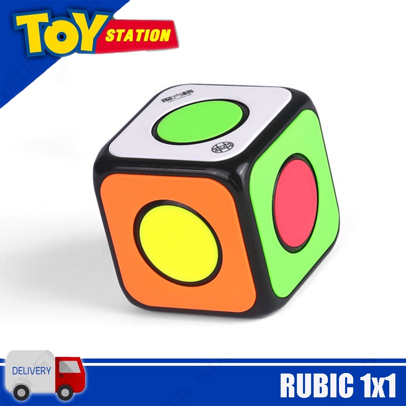 รูบิค Rubik 1x1 spinner Cube รูบิค Qiyi รูบิคปริศนา รุ่น Standard ...