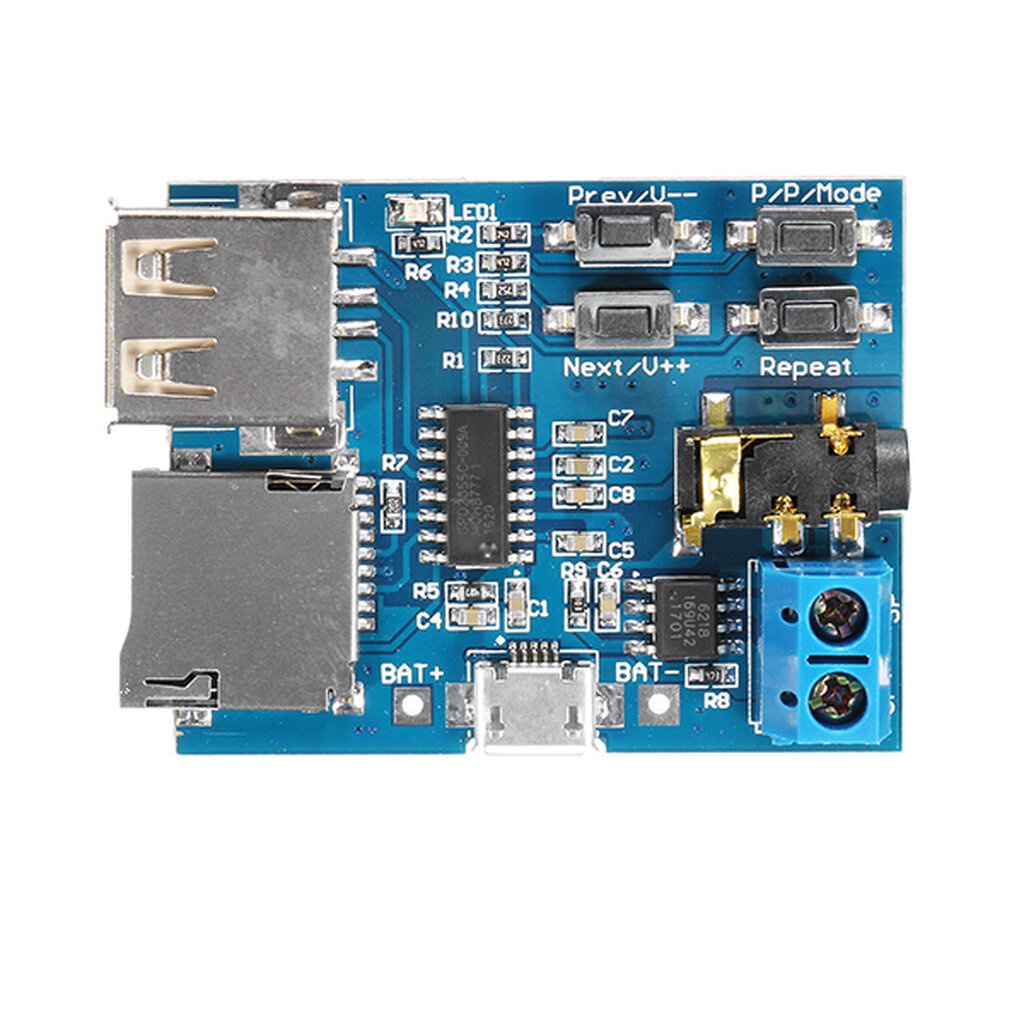 บอร์ดเล่นเสียง Lossless Decoder Board With Power Amplifier Module SD ...