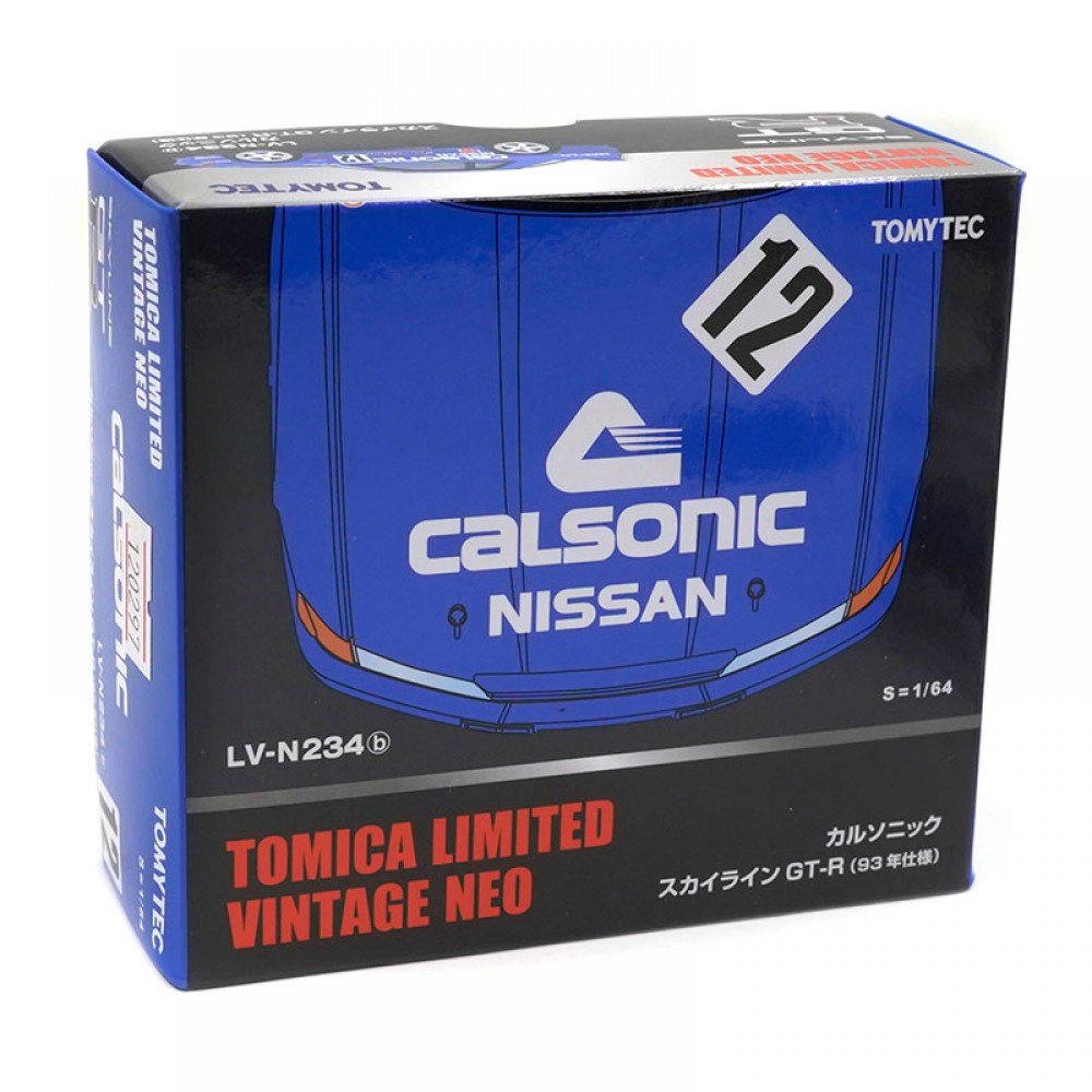 Tomytec 4543736315209 1/64 NISSAN SKYLINE GT-R R32 CALSONIC 93 YEAR ...