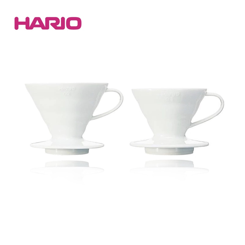Hario V60 Ceramic Coffee Dripper (สีขาว) | Shopee Thailand