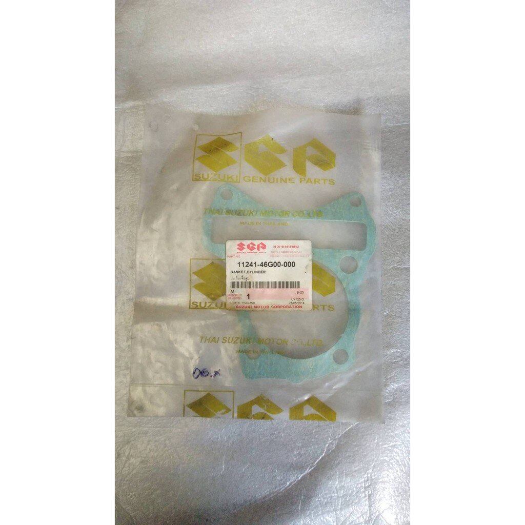 ปะเก็นเสื้อสูบ รุ่นที่ใช้ STEP125 UY125-D อะไหล่แท้ SUZUKI 11241-46G00 ...