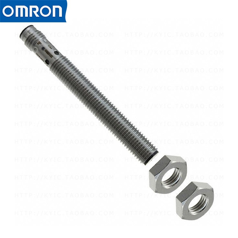 Sz ใหม่และของแท้ Omron ทรงกระบอก Proximity Sensor E2B series E2B-S08 M8 connector(3pin) สแตนเลส ...