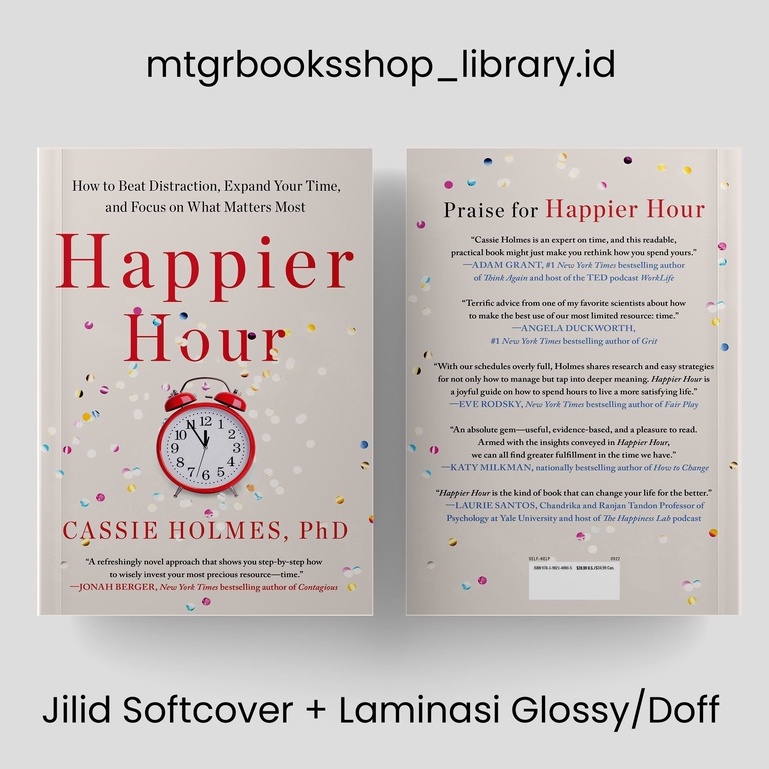 หนังสือ Happier Hour Book How to Beat Distraction, Expand Your Time ...